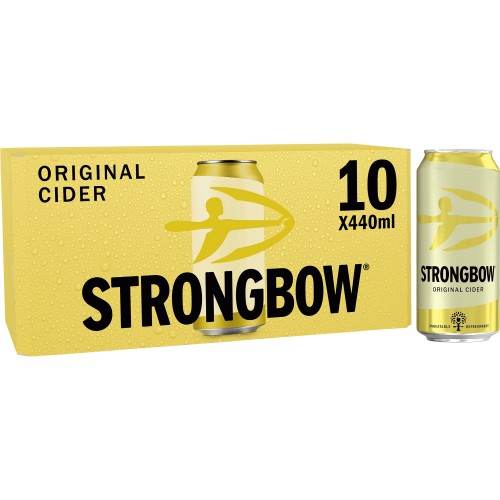 Strongbow Original Cider Can 10 x 440ml – The English Grocer